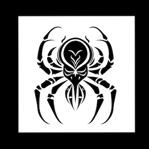 Vinyl Spider Hood Decal Mechanical Spider, Alien Spider, Steam Punk ...