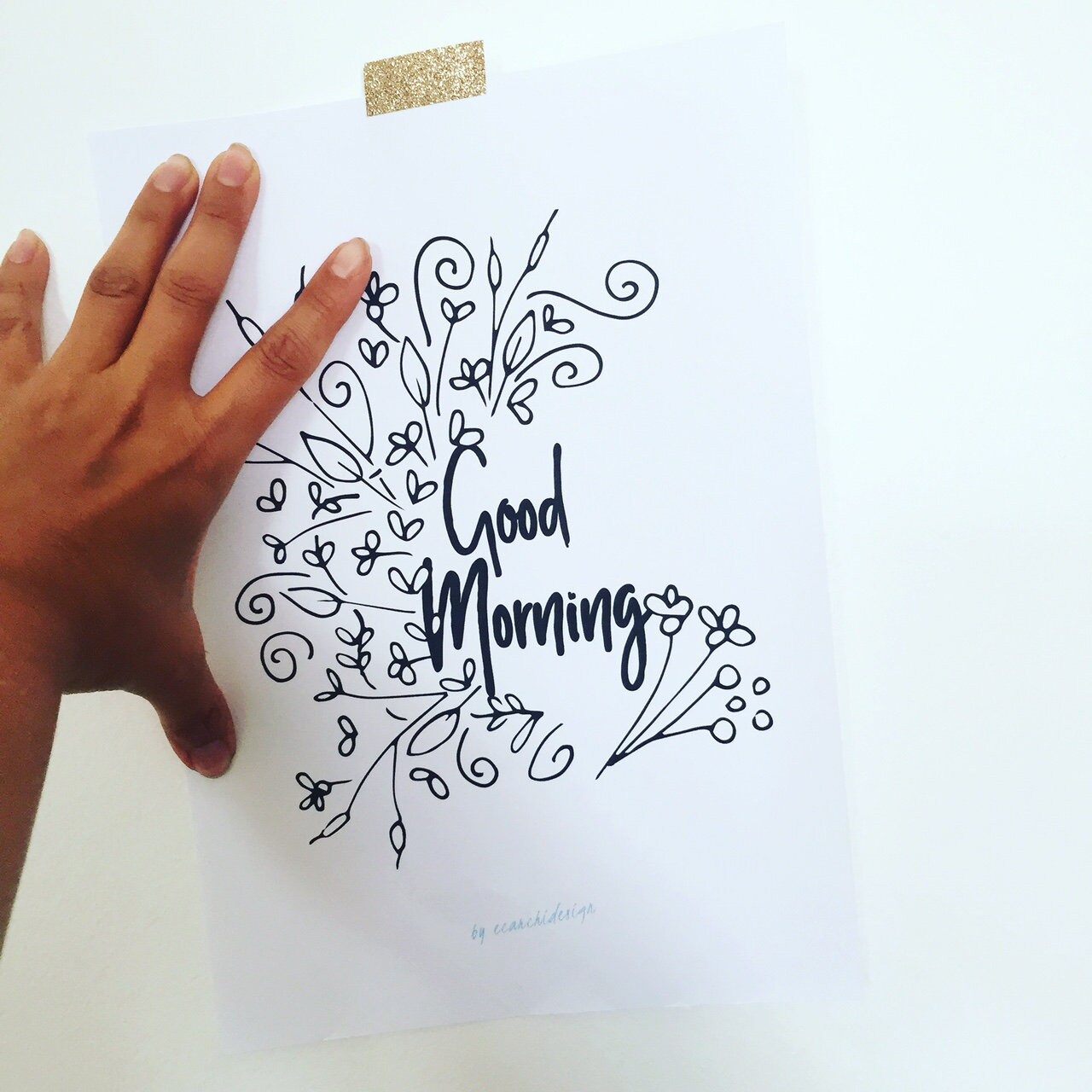 Good Morning dessin numérique pour impression immédiate - Etsy France
