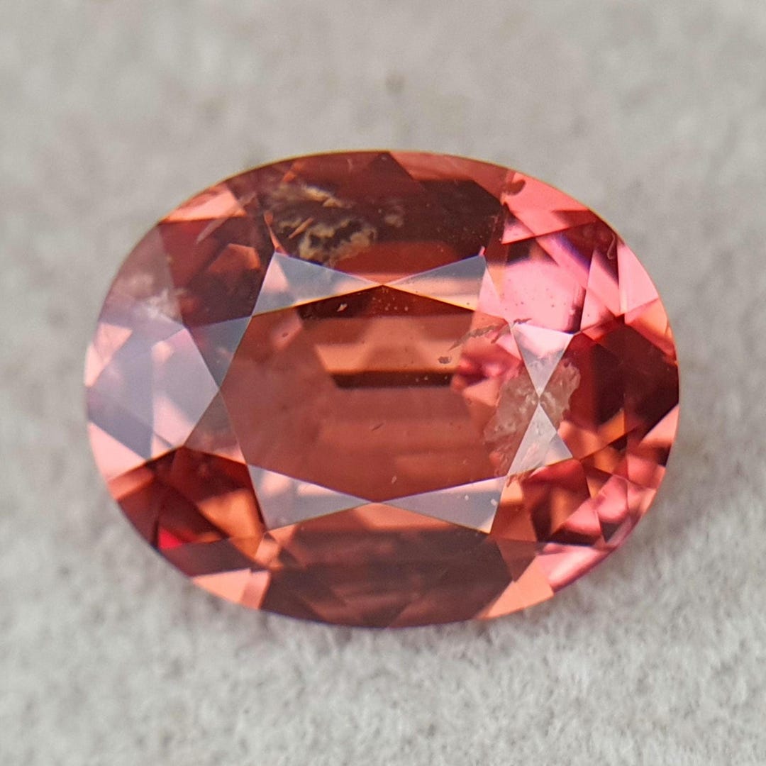 Rare Natural Padparadscha Color Burmese Spinel Open Color No Heat Oval ...