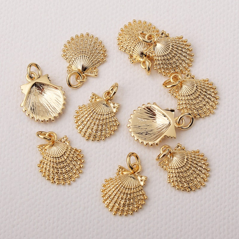 Seashell Charms - Etsy