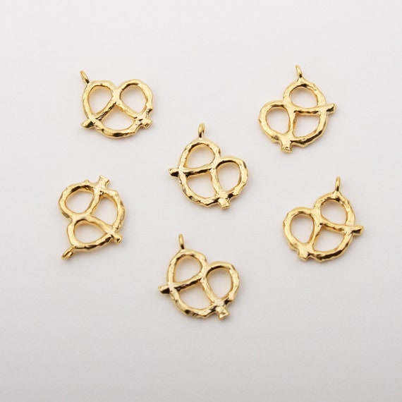 1PCS Mini Pretzel Charm Pretzel Knot Pendant Bracelet - Etsy