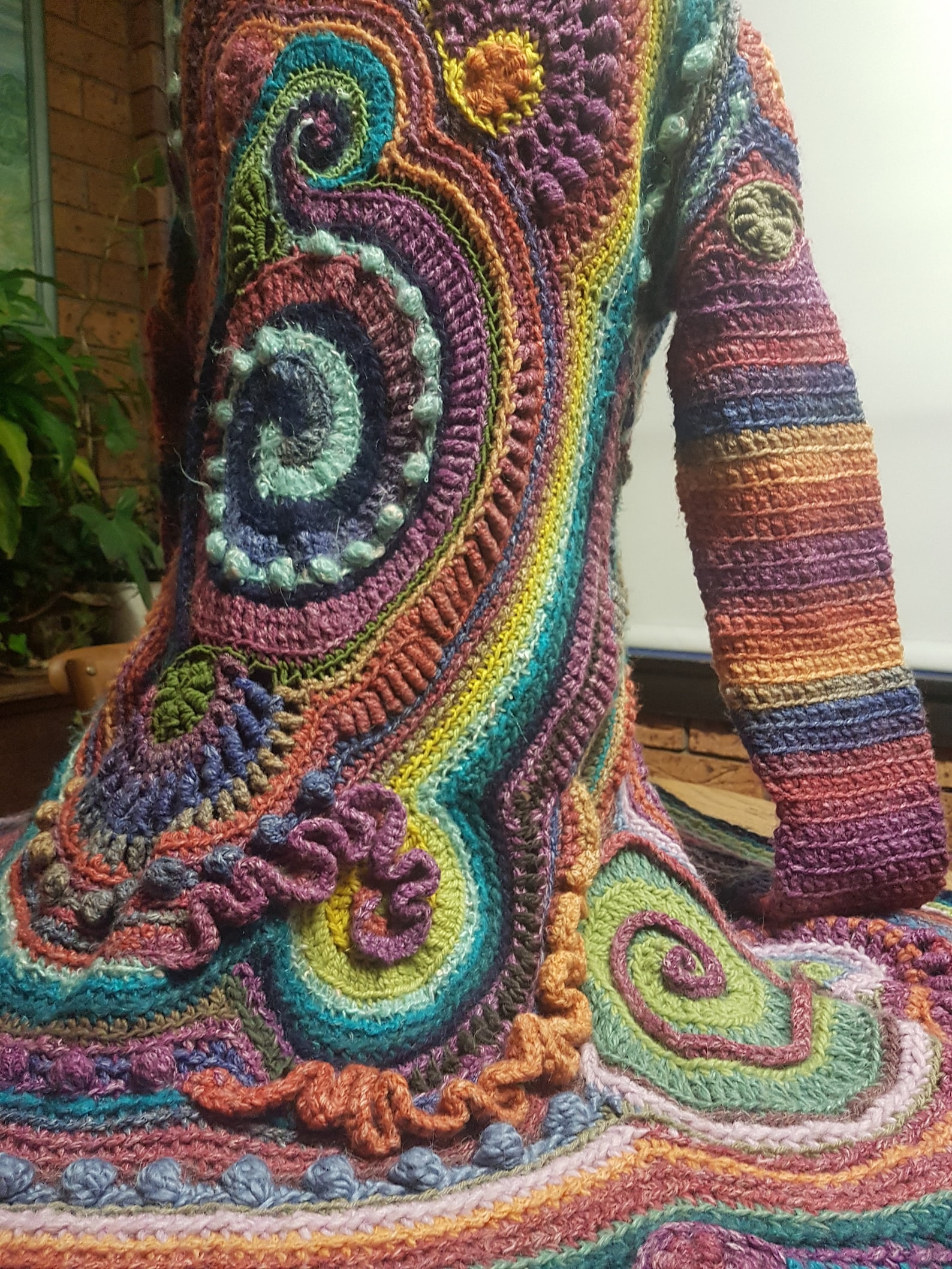 Unique Crochet Boho Coat - Etsy
