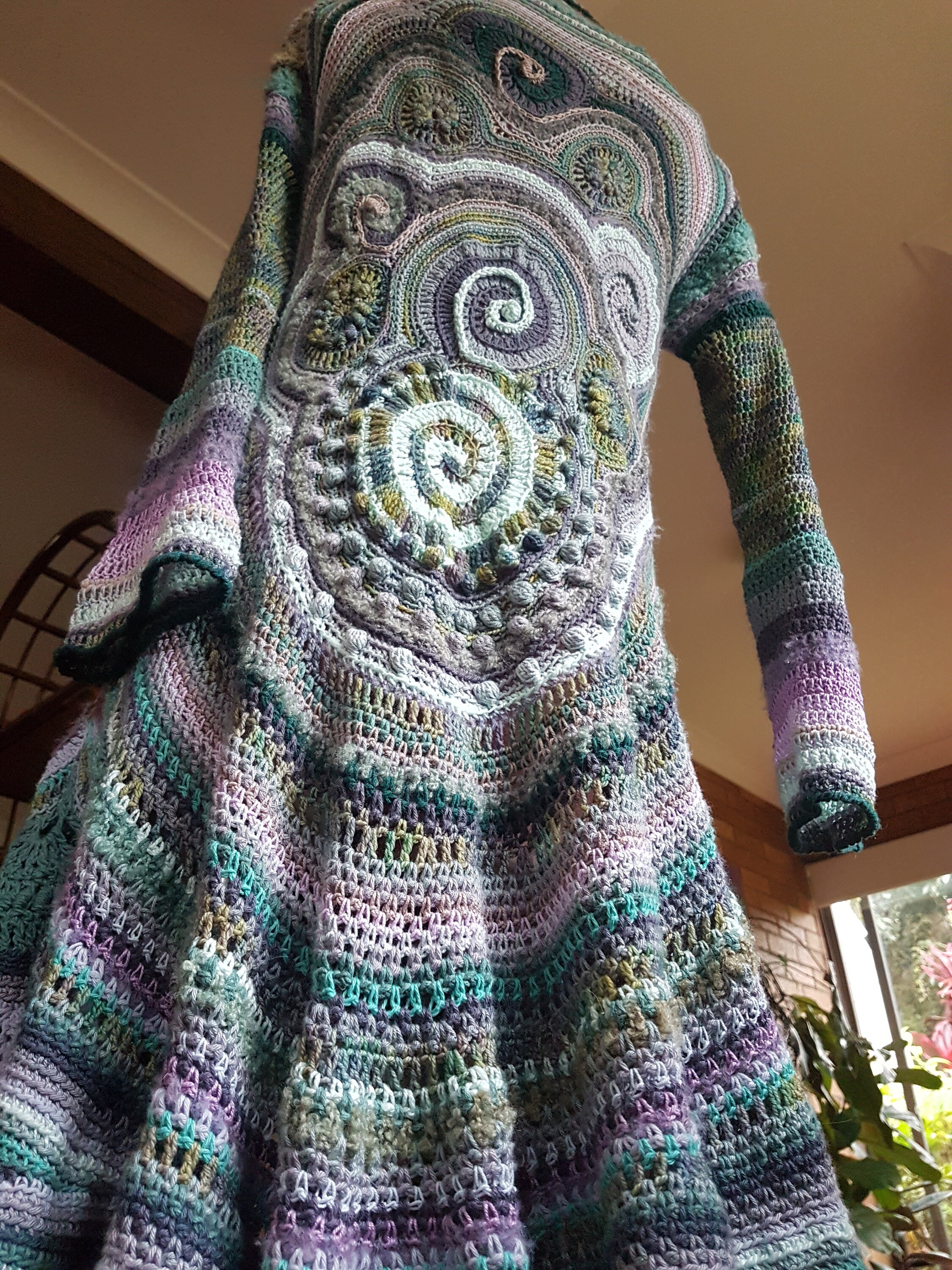 Freeform Crochet Coat - Etsy