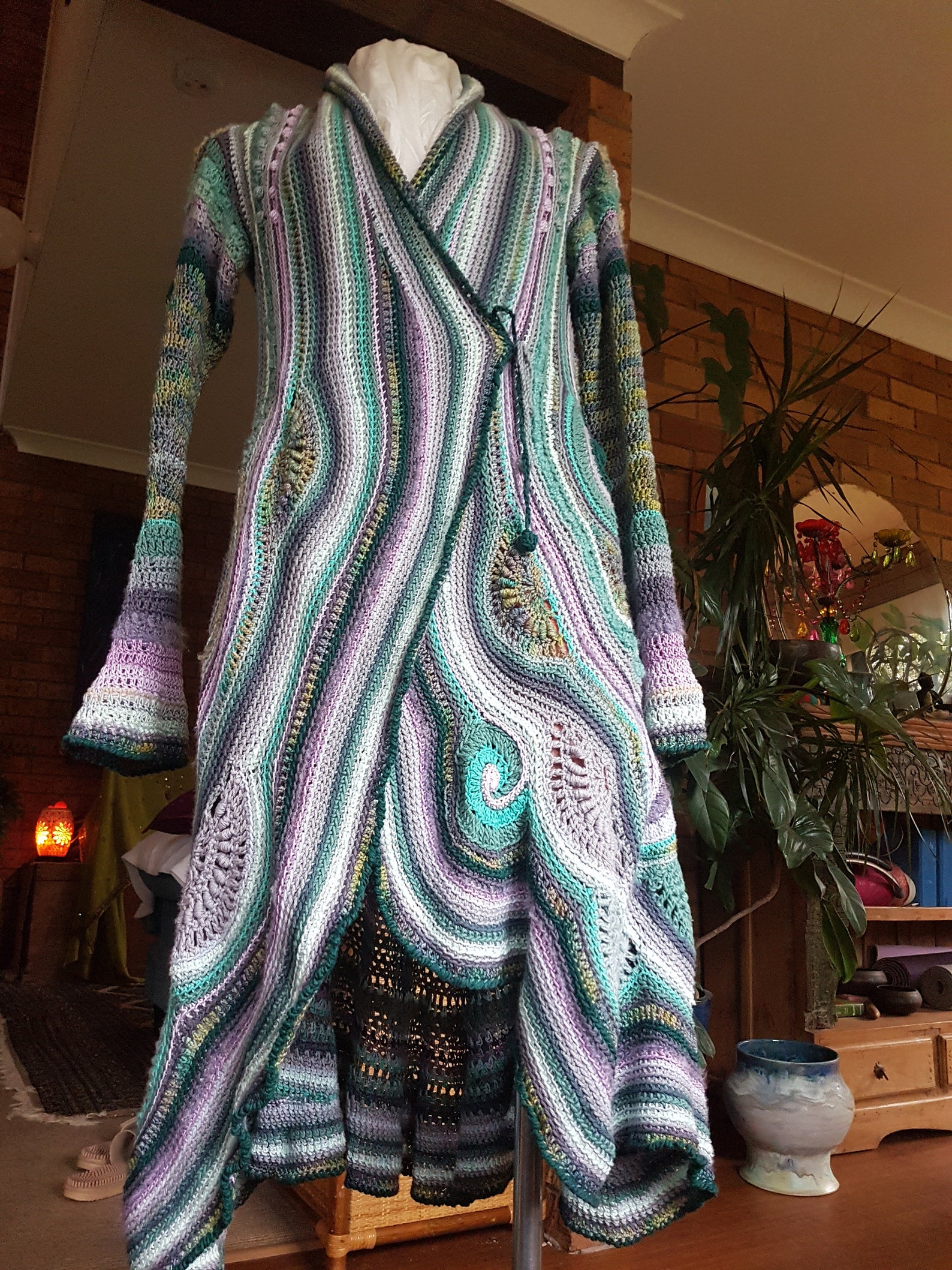 Freeform Crochet Coat - Etsy