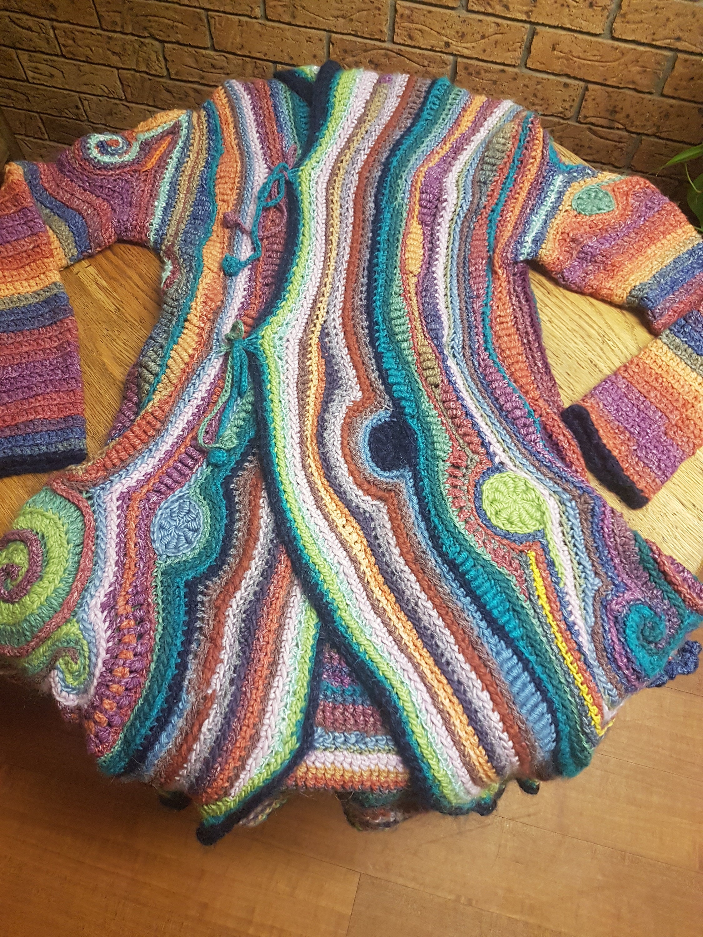 Unique Crochet Boho Coat - Etsy
