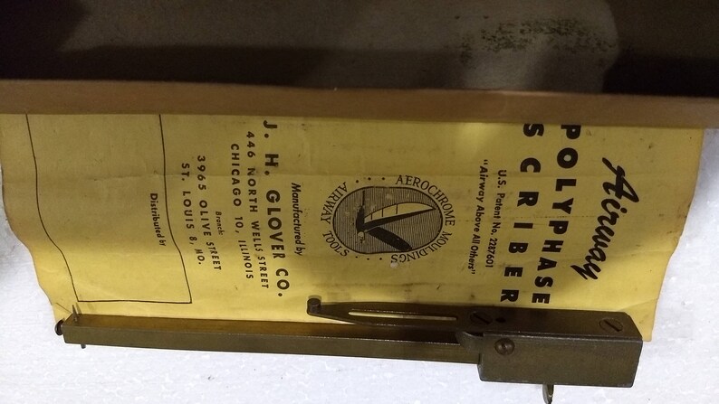 JH Glover Polyphase Airway Scriber Woodworking Tool Scribe W/box - Etsy