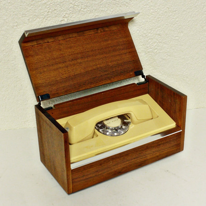 Vintage Western Electric Wood Box Rotary Phone - Etsy