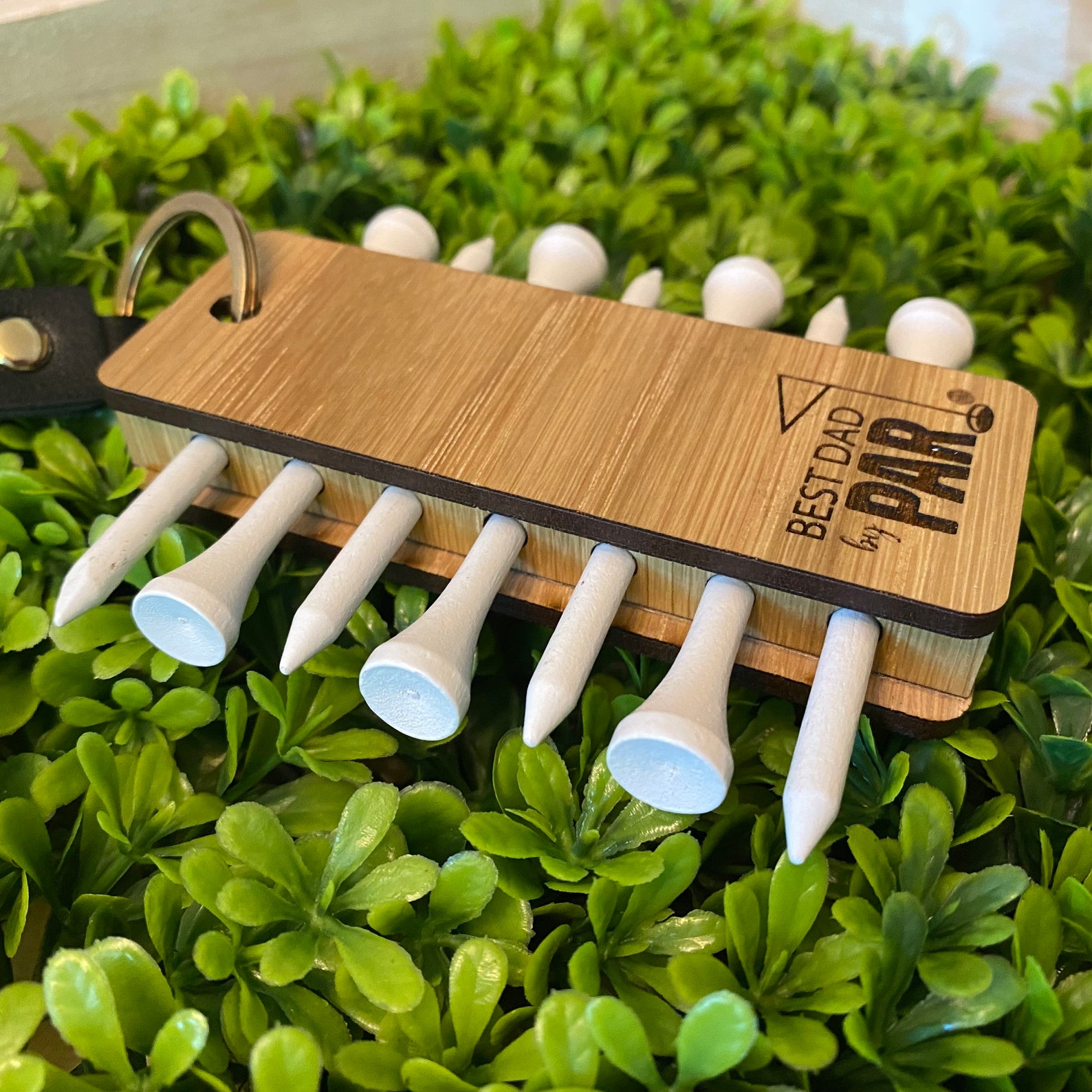 Most Tee-rrific Golf Tee Holder Bag Keychain Fathers Day Gift - Etsy