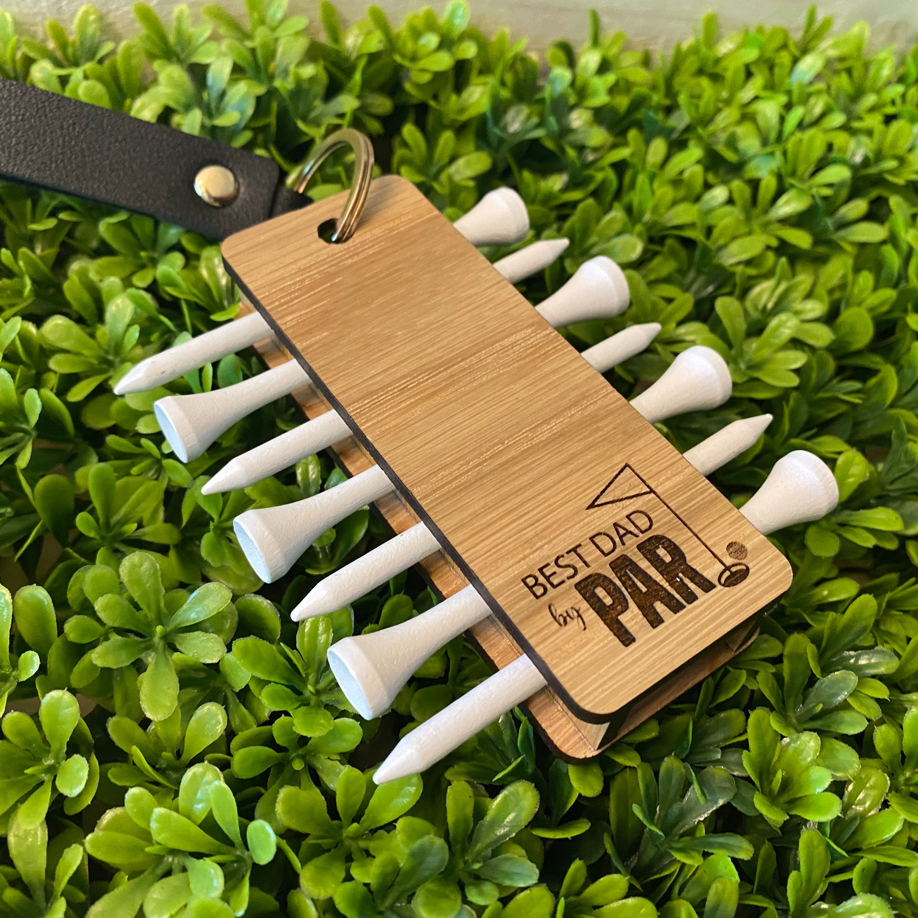 Most Tee-rrific Golf Tee Holder Bag Keychain Fathers Day Gift - Etsy