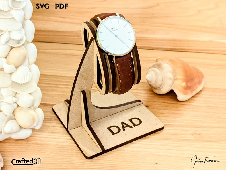 Watch Stand SVG Cut File Pattern for Glowforge File Gift for Mothers or ...