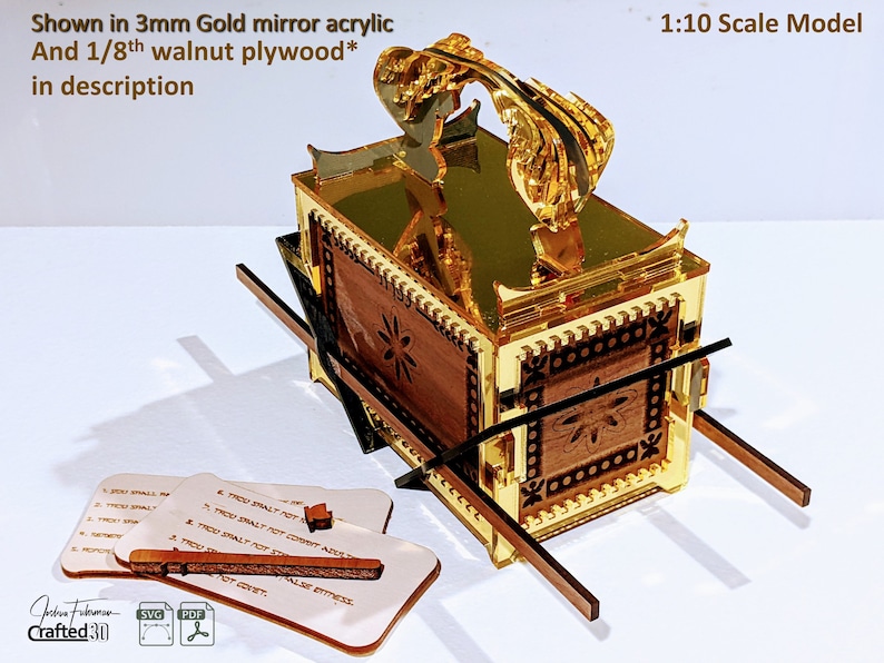 Ark of the Covenant 1:10 Scale Model Pastor Appreciation - Etsy