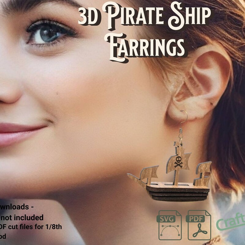 Pirate Earrings - Etsy