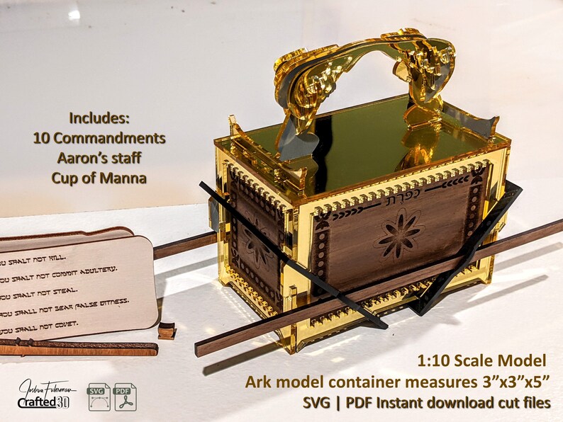 Ark of the Covenant 1:10 Scale Model Pastor Appreciation - Etsy