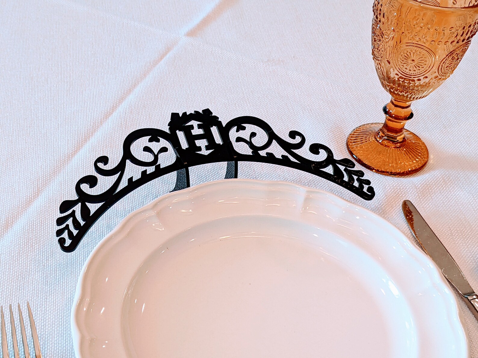 Monogram Place Setting Instant Download SVG PDF A-Z - Etsy