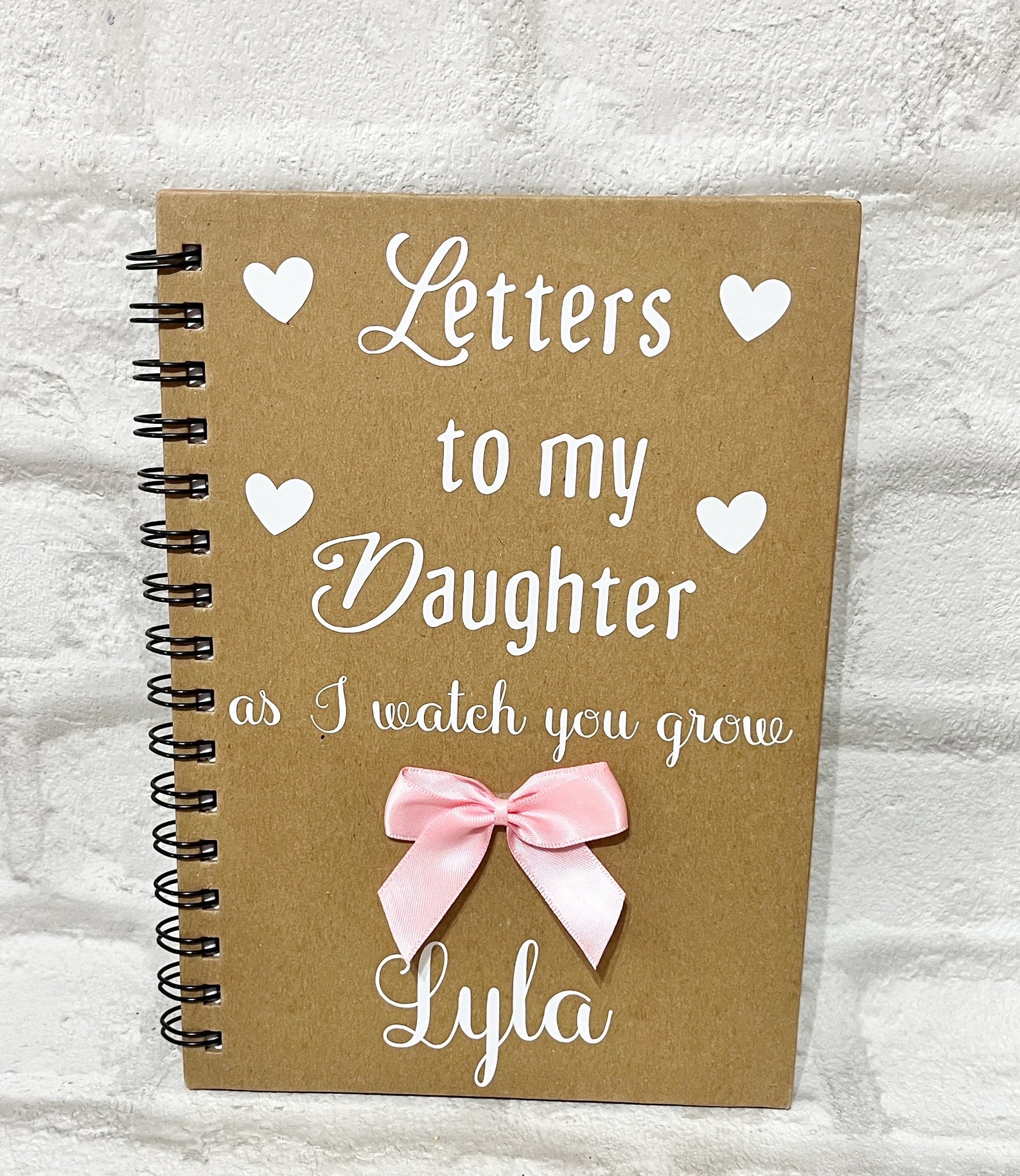 Letters to My Daughter Notebook, New Baby Gift, A5 Lined Notebook ...