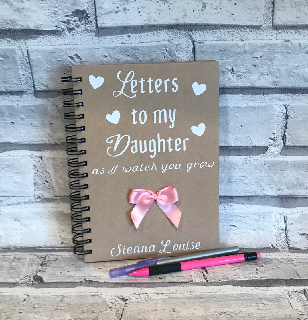 Letters to My Daughter Notebook, New Baby Gift, A5 Lined Notebook ...