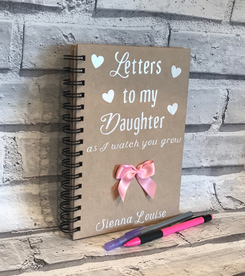 Letters to My Daughter Notebook, New Baby Gift, A5 Lined Notebook ...