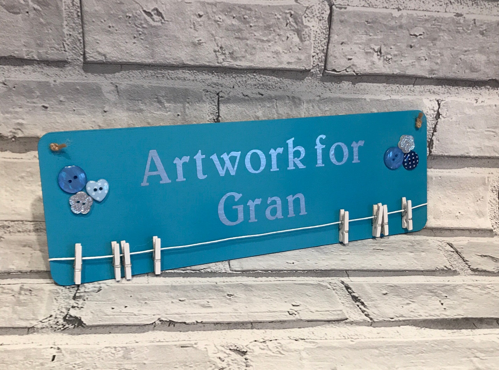 Children's Artwork Plaque Display Plaque Hanging Artwork - Etsy