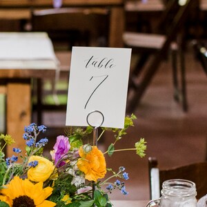 Calligraphy Table Numbers - Etsy