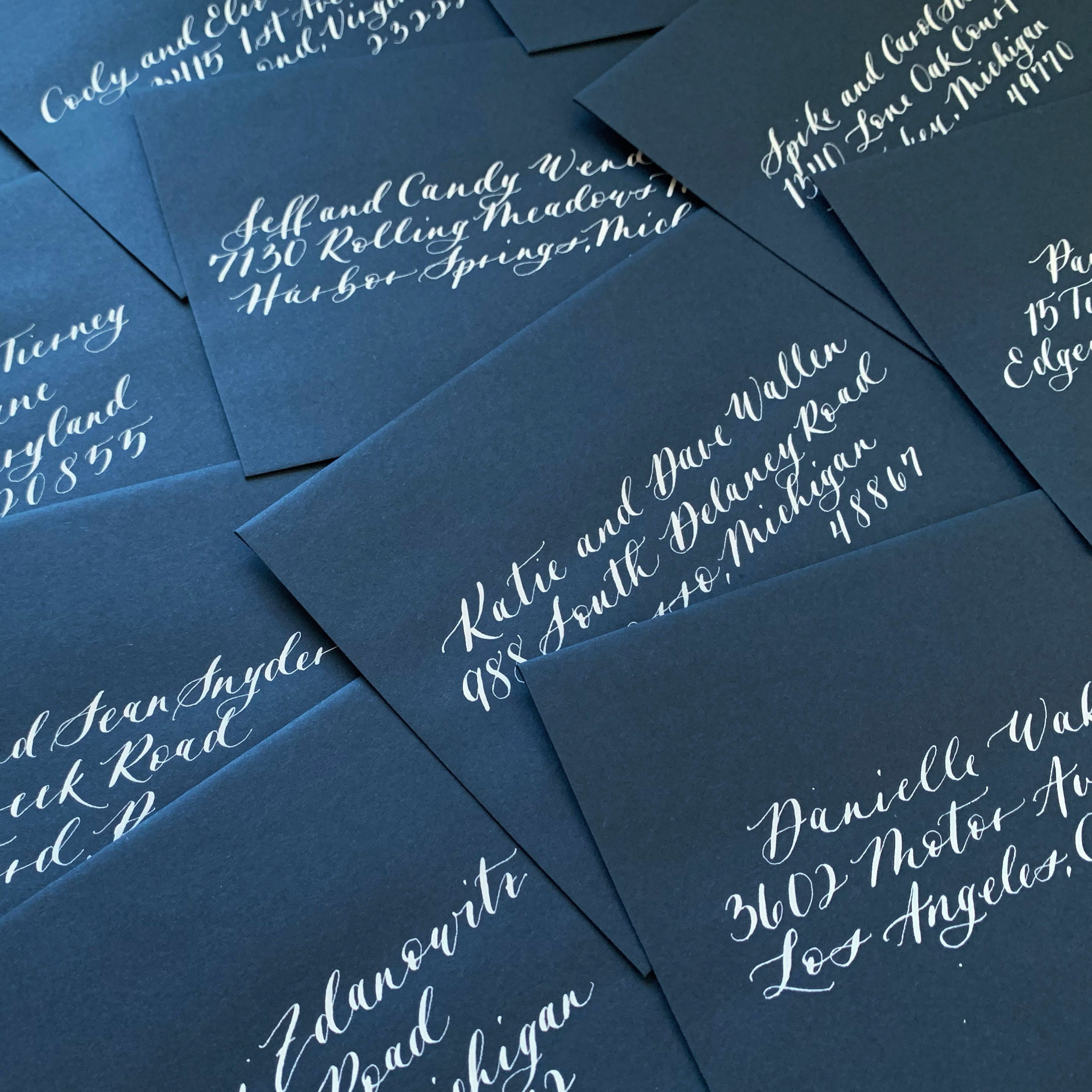 Calligraphy Envelope Addressing - Etsy