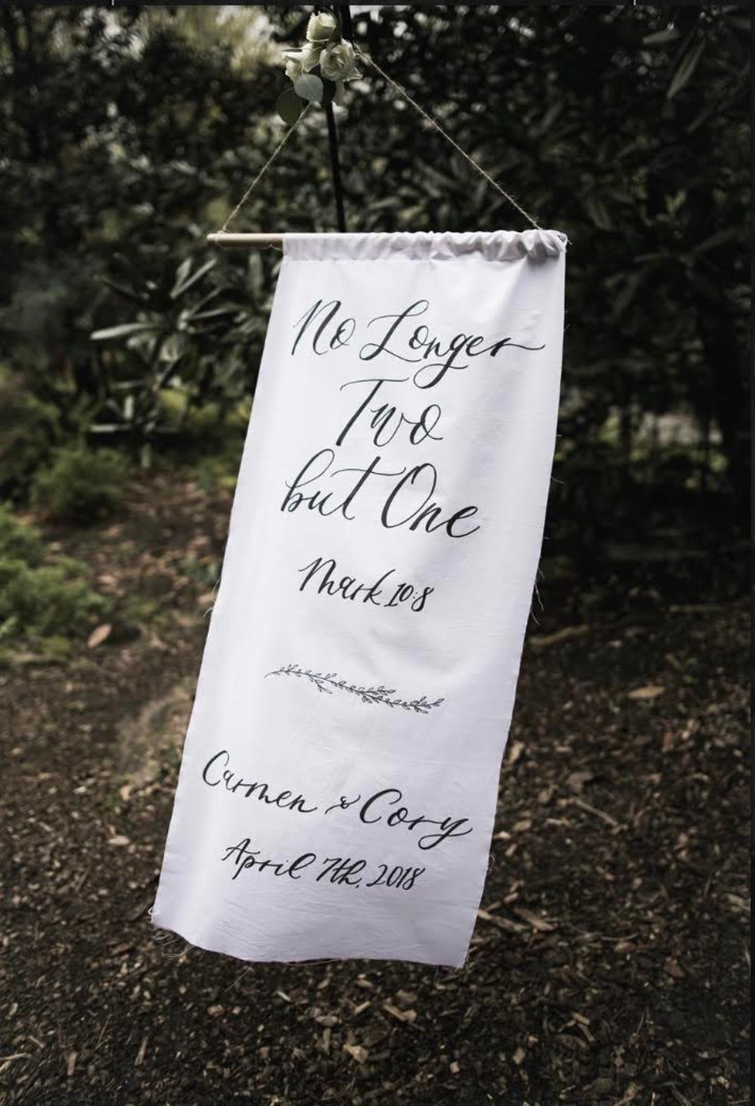 Calligraphy Fabric Banner - Custom Calligraphy Wall Hanging Large - Etsy