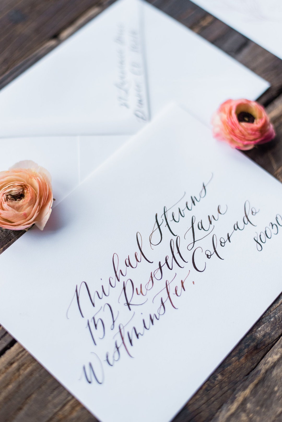 Calligraphy Envelope Addressing - Etsy