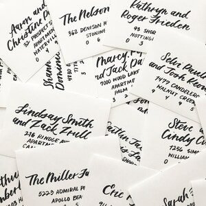Calligraphy Envelope Addressing - Etsy