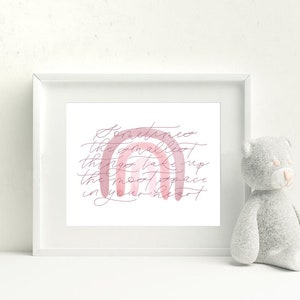 Winnie the Pooh Calligraphy Printable - Instant Download - Nursery ...