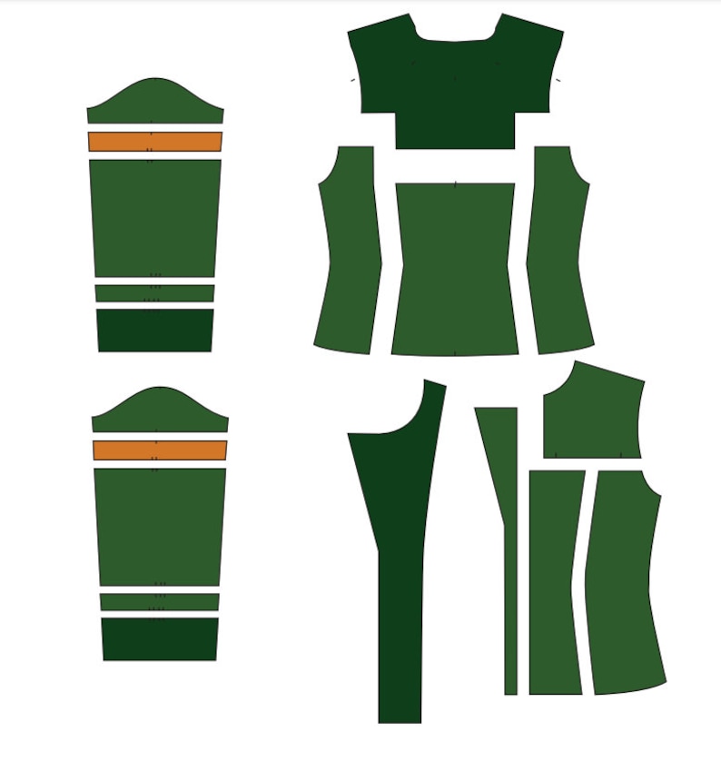 COSPLAY PATTERNS - Voltron Lance Jacket Size S/M - Etsy