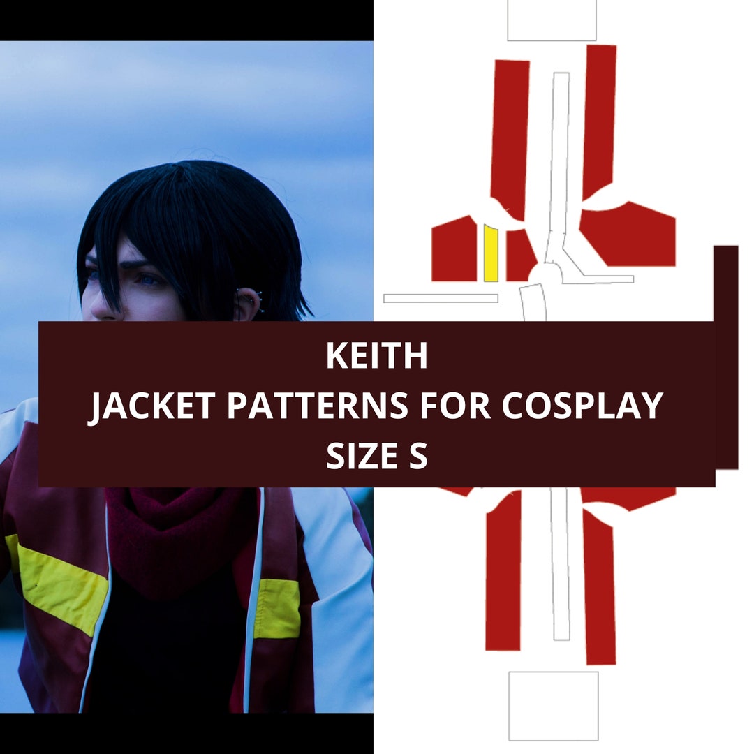 COSPLAY PATTERNS - Voltron Keith Jacket Size S - Etsy