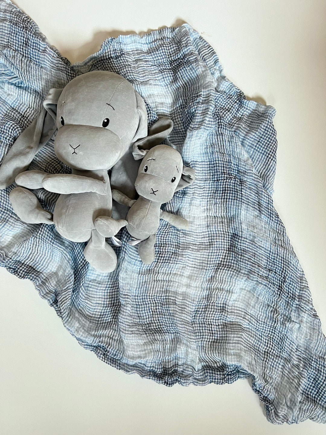 Muslin Linen Baby Blanket – Vintage Style Newborn Swaddle - Etsy