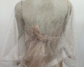 Sheer Rose Gold Wrap - Etsy