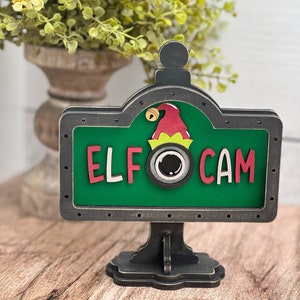 Add on Elf Cam Mini Sign for the Mini Post Drop in Frame and Tall Table ...
