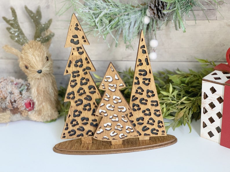 Standing 3D Christmas Trees Christmas Tree Bundle - Etsy