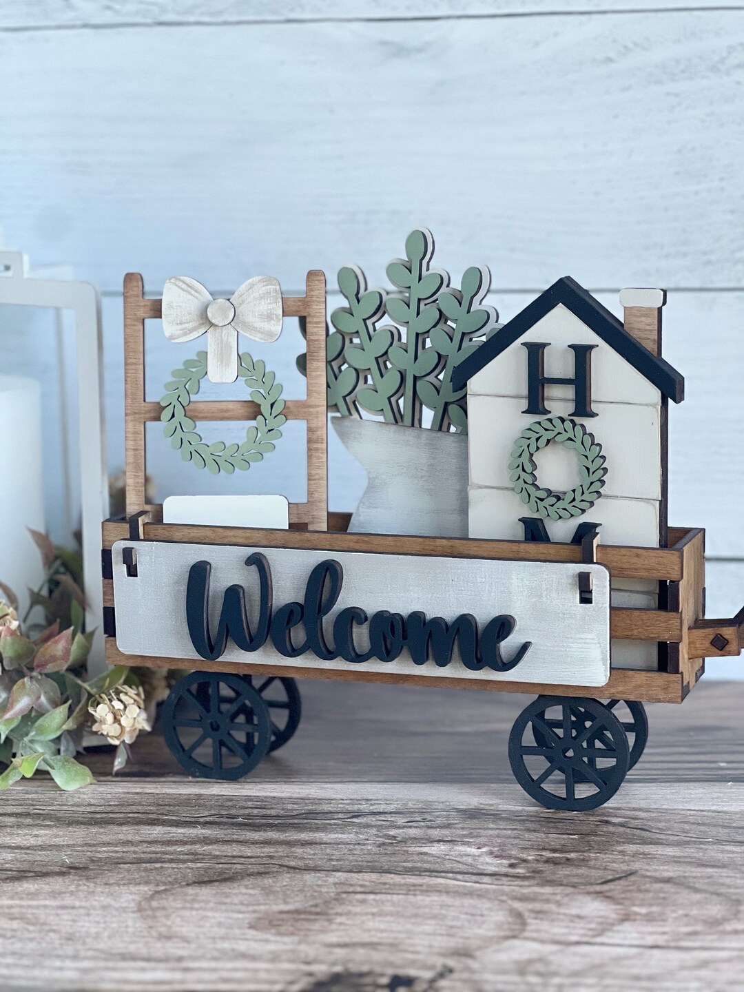 Welcome Home Countertop Interchangeable Decor Small Spaces Decor ...