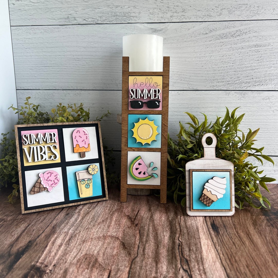 MINI Summer Tiles for Mini Bases - Etsy