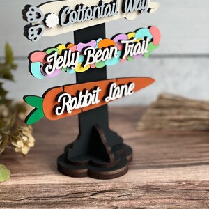 Add on Cottontail Way Street Signs for the Table Top Post ...