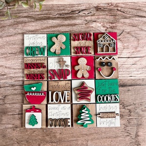 MINI Gingerbread Tiles for Mini Bases - Etsy