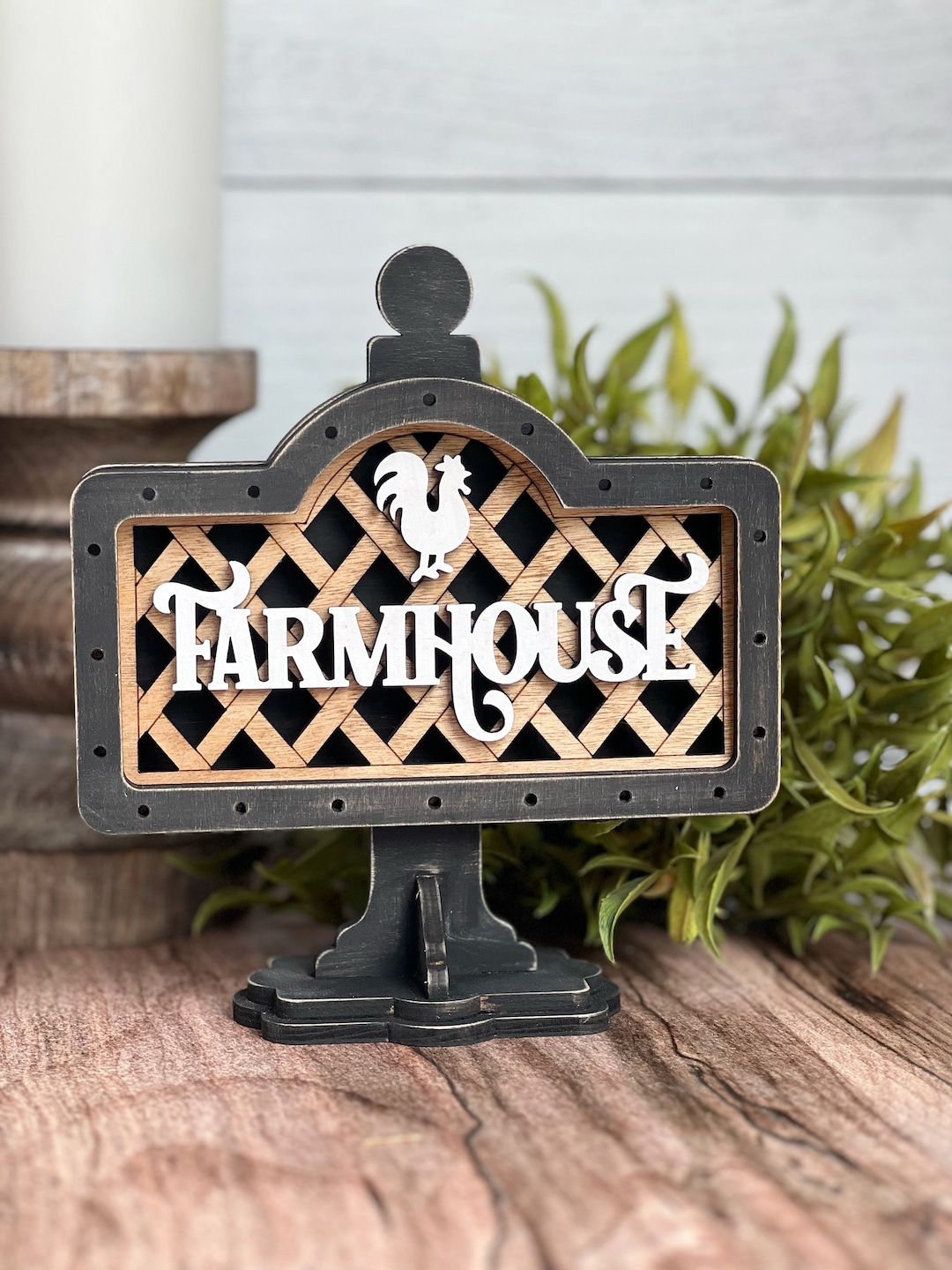 Add on Farmhouse Mini Sign for the Mini Post Drop in Frame ...