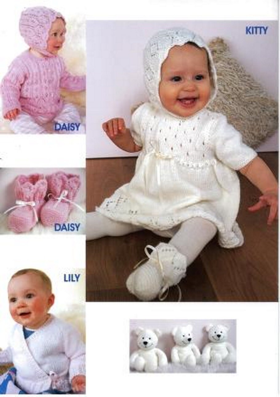 Patons Knitting Patterns "fairy Tale Knits" Baby Knitting, Knitting ...