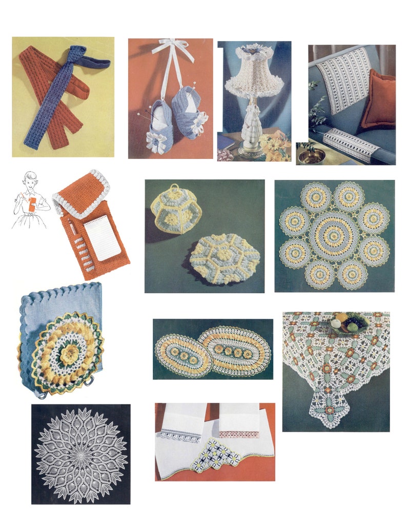 Ideas for Fairs and Bazaars Knit and Crochet Patterns, Instant Digital ...