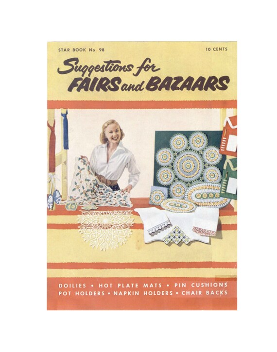 Ideas for Fairs and Bazaars Knit and Crochet Patterns Instant - Etsy