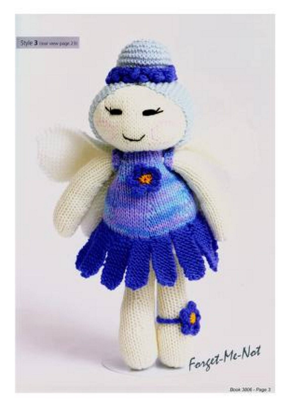 Patons Knitting Patterns 4 Fairy Dolls, Dolls to Knit, Baby Knitting ...