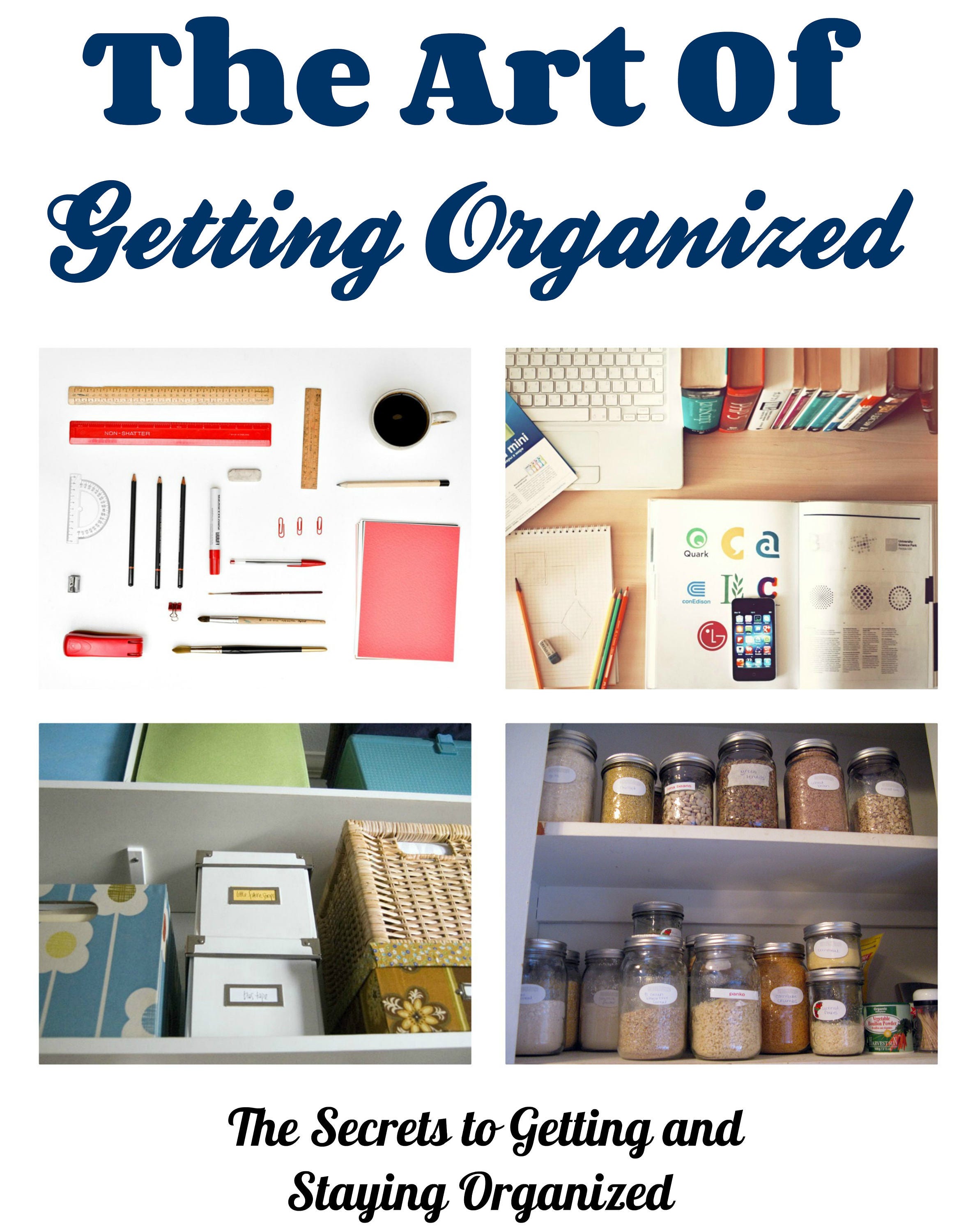 The Art of Getting Organized Ebook, Organization Ebook, Instant ...