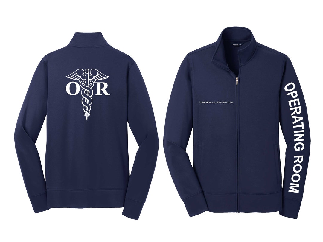 Operating Room Nursing Jacket OR Nurse Custom Jacket Personalized Women ...