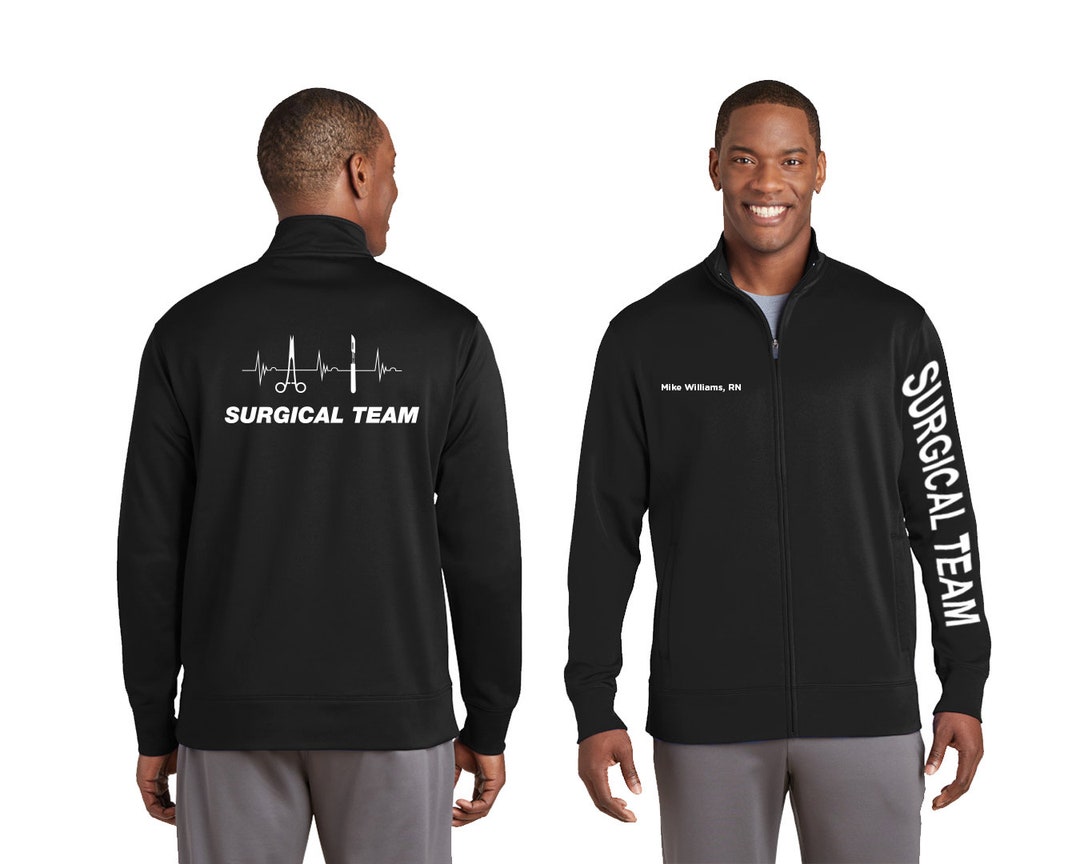 Men Surgical Team Embroidered Jacket I Surgery Nurse Jacket - Etsy