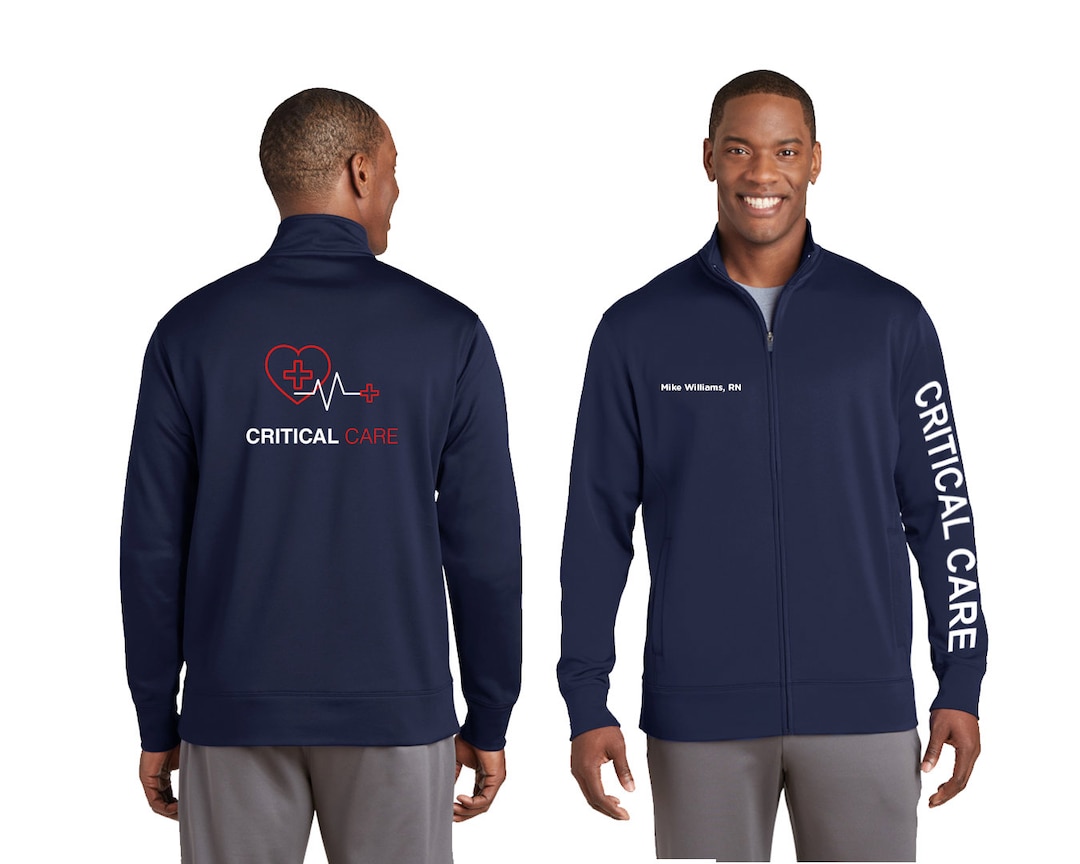 Men Critical Care Jacket Critical Care Personalized Jacket Critical ...