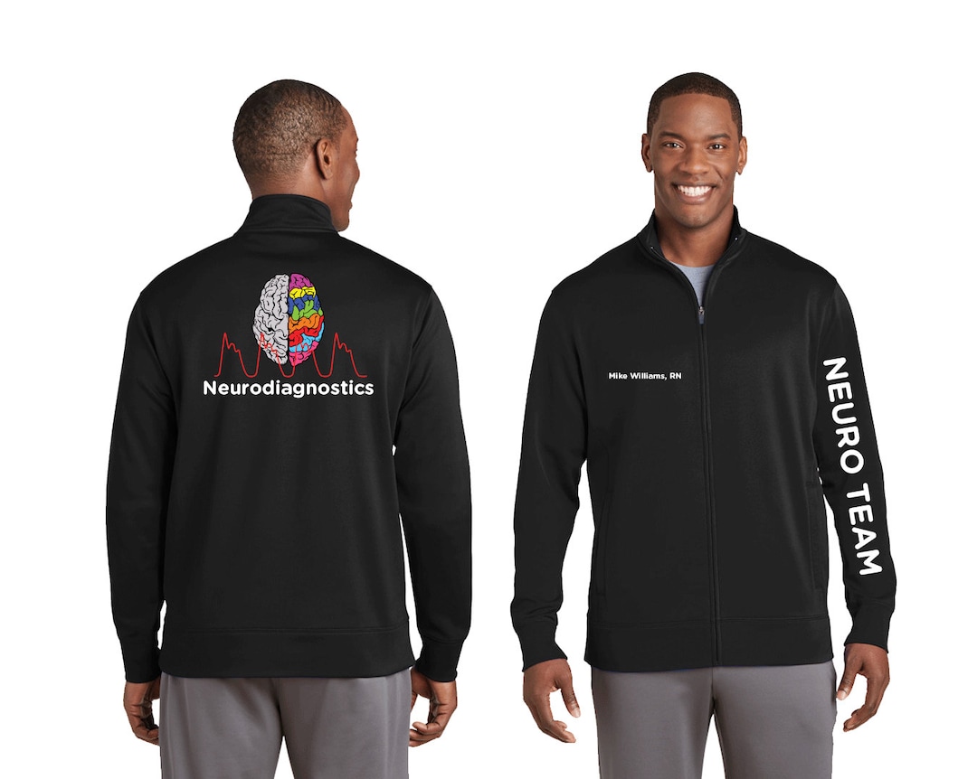 Men's Neurodiagnostics Embroidered Jacket - Etsy