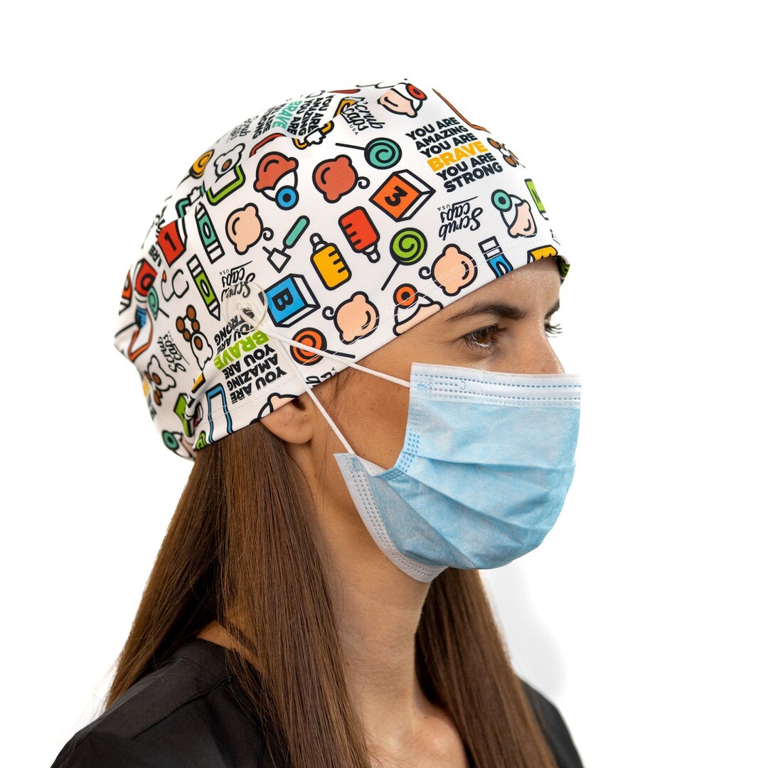 Pediatric Surgical Cap Women I Nurse Cap - Etsy