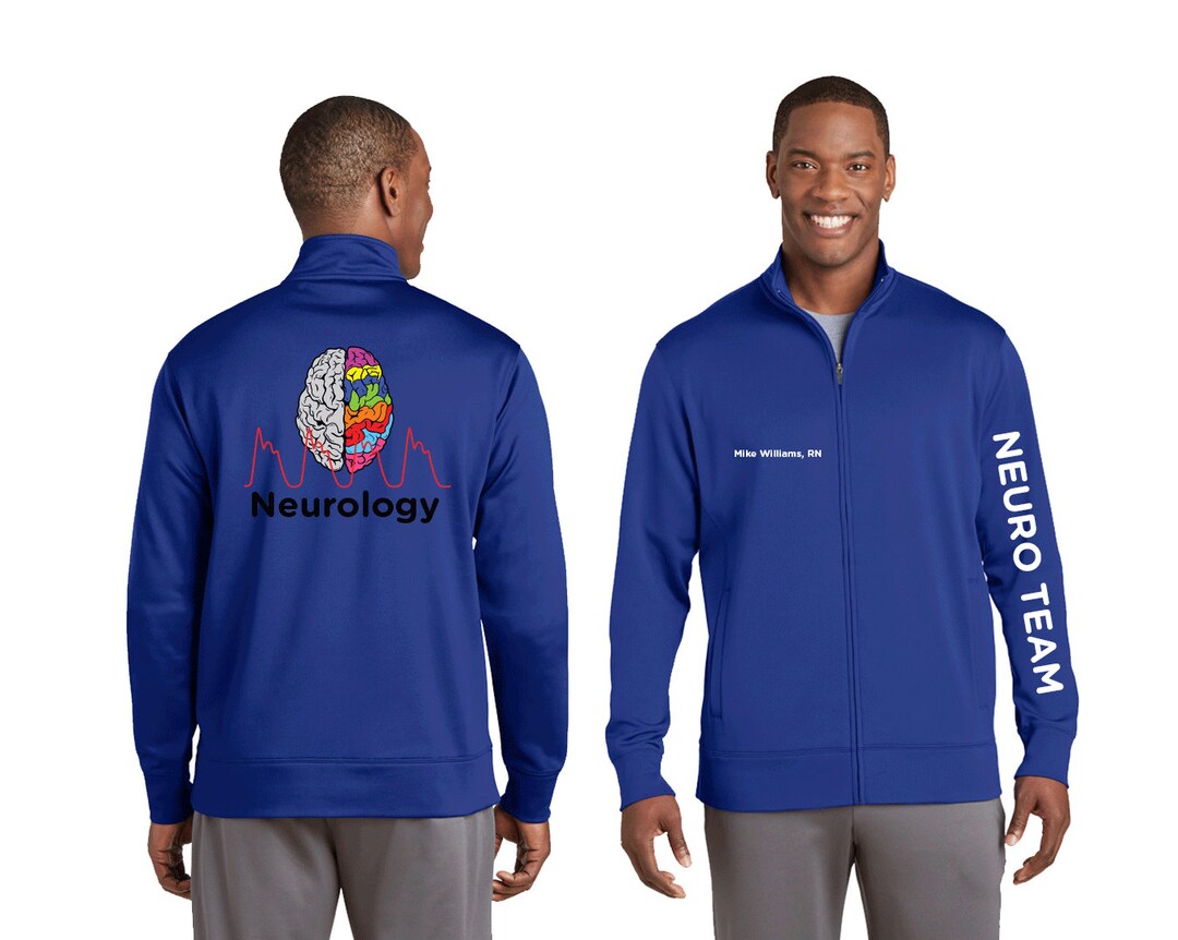 Men's Neurology Embroidered Jacket - Etsy